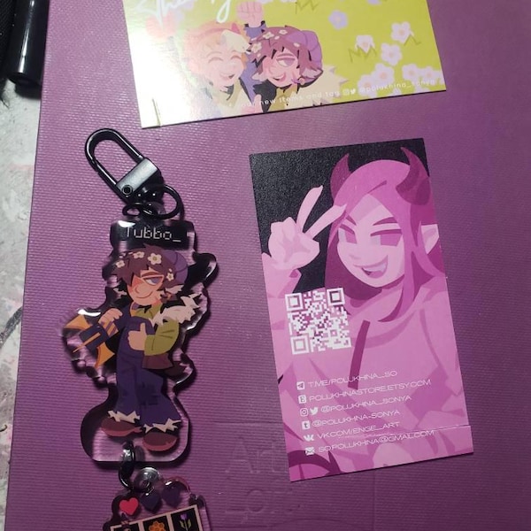 Dream SMP Linked Acrylic Charms - Etsy