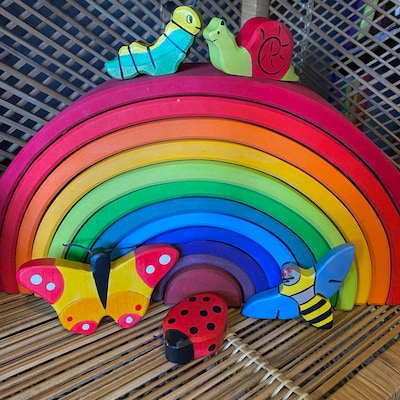 Wooden Snail Red Snail Toy Snail Figurine - Etsy