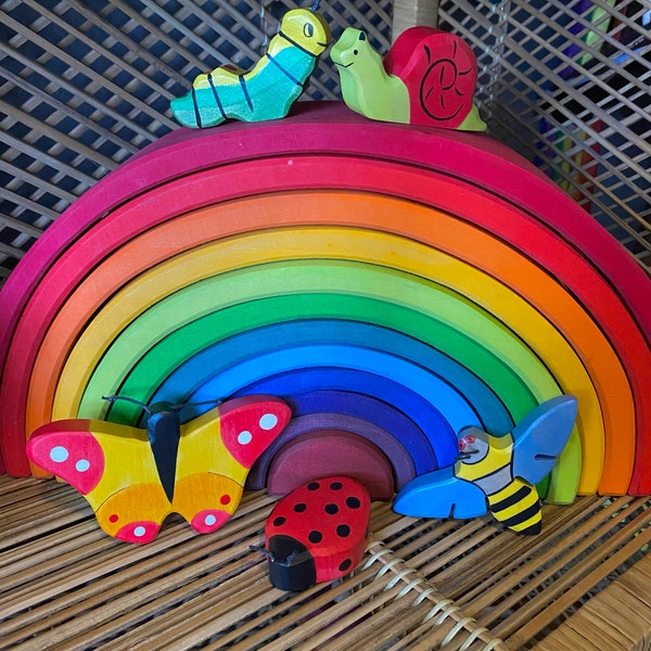 Wooden Snail, Red Snail Toy, Snail Figurine - Etsy