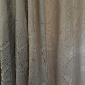 Custom Made Chenille Blackout Curtains, Jacquard Pattern Extra Long ...
