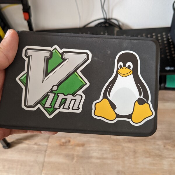 Vim Logo - High Quality Vinyl Sticker - Etsy