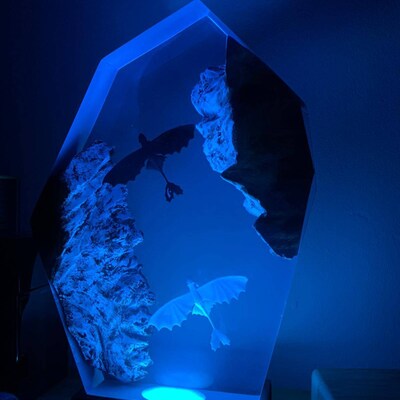 To.oth.less Night Lights, T.ooth.less and L.ight Fu.ry Epoxy Lamp Table ...