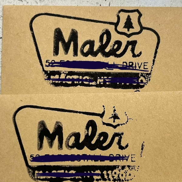 Custom Address Stamp, National Parks Sign - National Forest ...