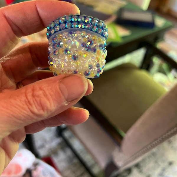 Custom Rhinestone Mini Vaseline Containers - Etsy
