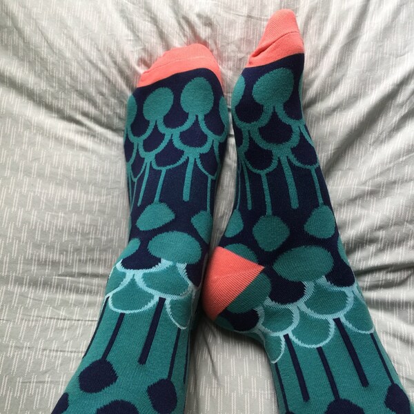 Deforestation Light Yellow Unisex Crew Socks | Patterned Socks ...