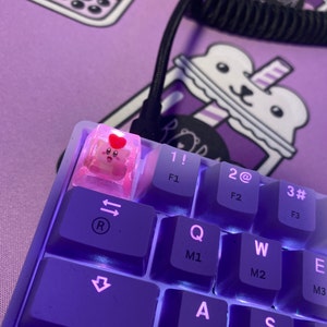 Panda Keycap Artisan Cute Keycaps Handmade Custom Keycap for - Etsy