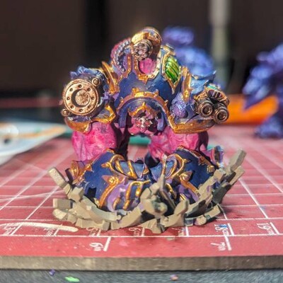 Red Gargoyle Statue Model Kit by Creative Geek MB - Etsy