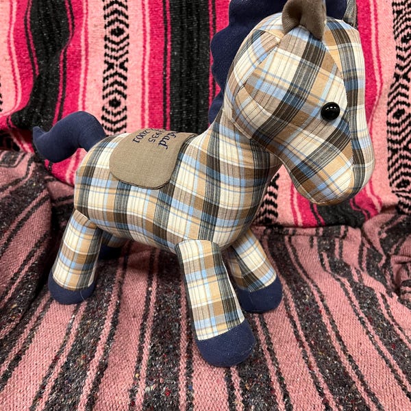 Memory Horse // Keepsake Horse //stuffed Horse - Etsy