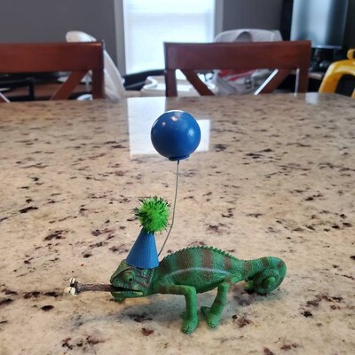 Reptile Birthday Party Cake Topper Chameleon Cake Topper - Etsy