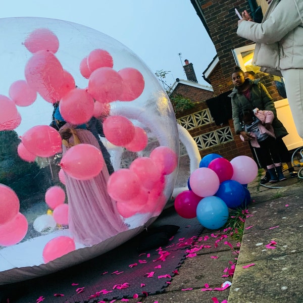 Inflatable Party Bubble House, Party Balloon Dome for Hire. - Etsy
