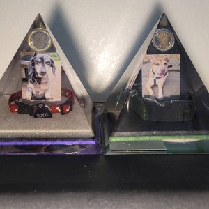 Pet Memorial Pyramid Large Resin Memorial Dog/cat Ashes - Etsy