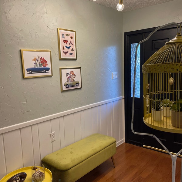 Colorblock Lines - Pair of Bold Colorful 11x14 Prints - Etsy