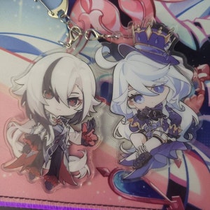 Bennett and Razor Keychains Genshin Impact Arcylic Charms - Etsy