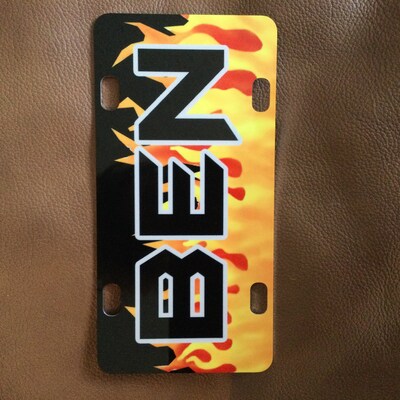 MICKEY or MINNIE Mini License Plate Personalized Custom Bike - Etsy