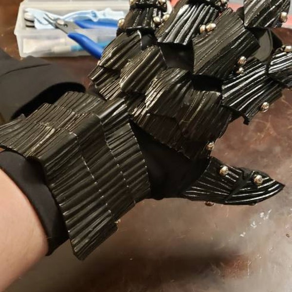 DIY Segmented Finger Armor / Cosplay Armor / Costume Armor/ Medieval ...
