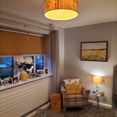 Retro Lamp Shade, Blue Lampshade, Ceiling Lampshade, Lampshades Table ...