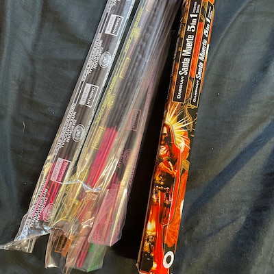 7 Inch Multicolored Santa Muerte/holy Death Lamp With Removable Base - Etsy