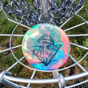 Alien Abduction Disc Golf Disc Custom Gift Dye UFO Space Art - Etsy