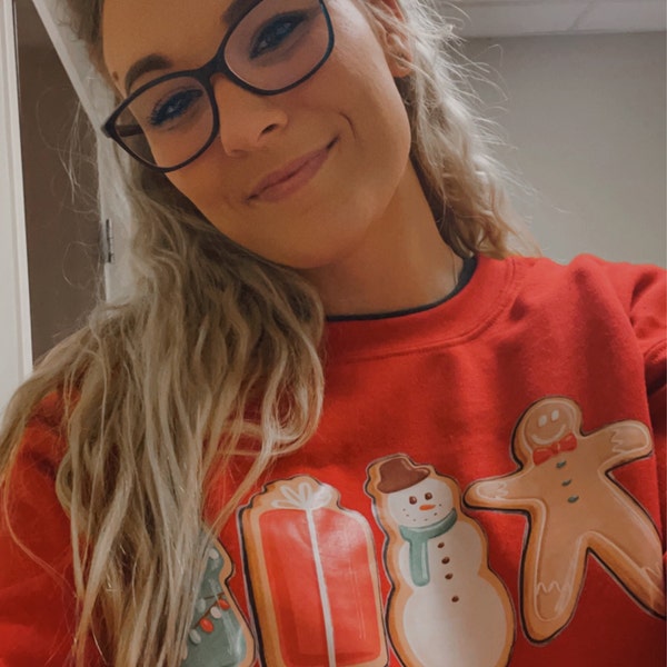Gingerbread Cookies Sweatshirt, Christmas Shirt, Christmas Sweater ...