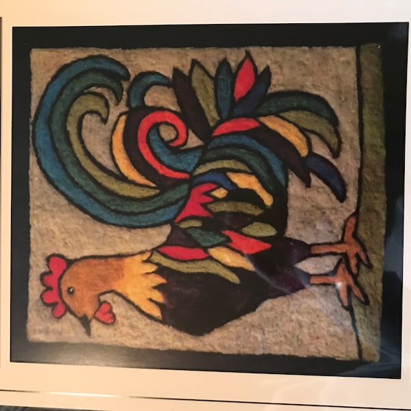 Medieval Gryphon Needle Felting Kit Dragon Tapestry Craft Kit Beginners ...