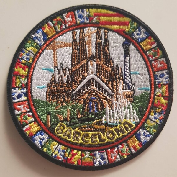 Tokyo Patch – Tokyo Tower & Godzilla – Embroidered Souvenir – Iron-on ...