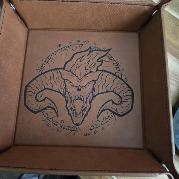 D20 Turtle Dice Tray | Foldable Leather Tortoise Tray for Tabletop RPG ...