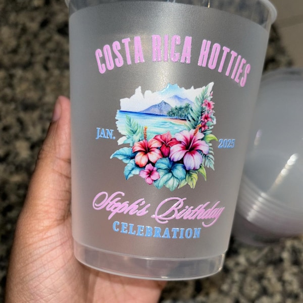 Custom Frosted Cups - Etsy