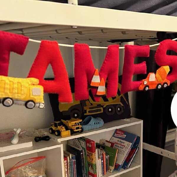 Lord of the Rings Felt Name Banner, Handmade Garland, Nursery Decor ...