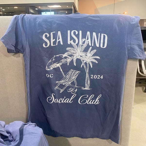 Custom Name Social Club Shirt Luxury Bachelorette Merch Coastal Beach ...