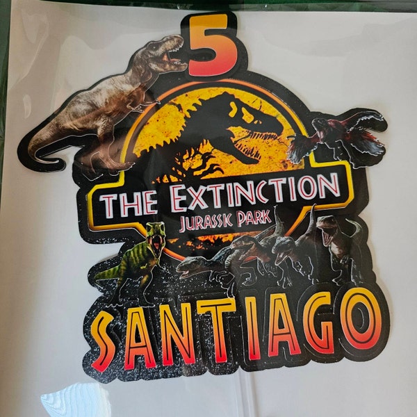 Jurassic Park, Jurassic World Cake Topper, Cupcake Toppers - Etsy