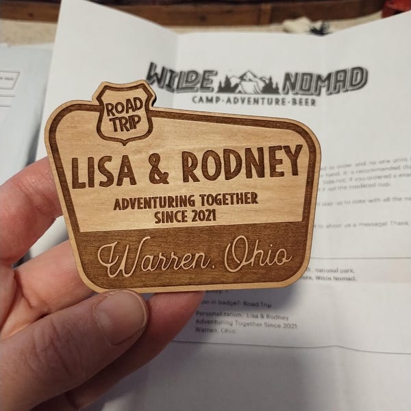 Personalized Cake Topper - Personalized Gift , National Park, Camping ...