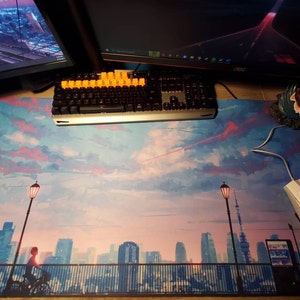 Planets & Solar System Desk Pad Desk Mat Extra Large Desk - Etsy