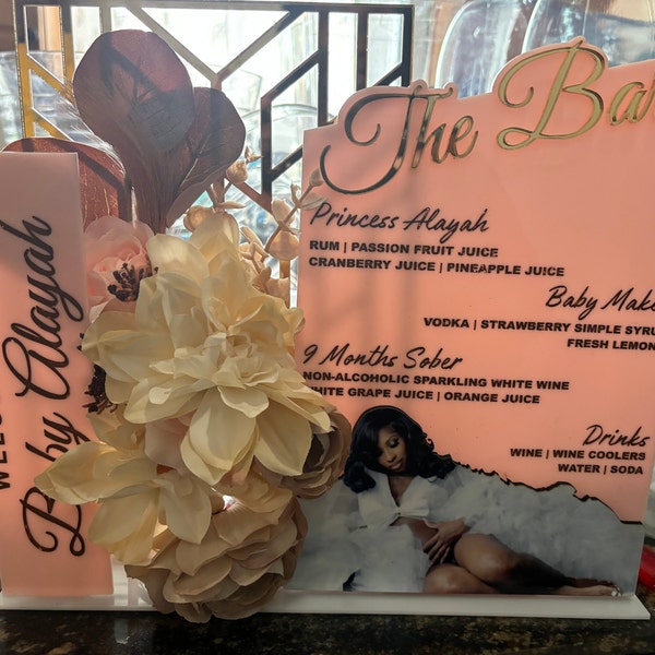 Modern Style Menu Laser File , SVG File, Glowforge File, Digital ...