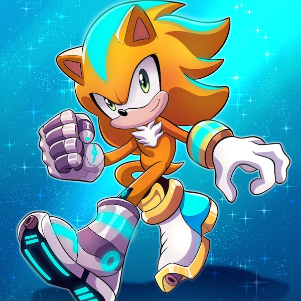 Sonic OC Art Commission, Sonic Drawing, Sonic the Hedgehog Commission, Custom Sonic OC ...