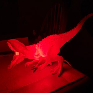 Tyrannosaurus Rex Wall Hanging 3D Printed Accent Lamp - Etsy