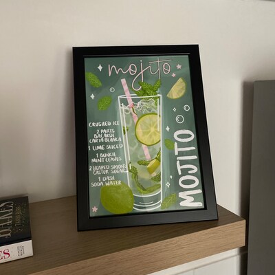 Manifest Hand Print Bedroom Print Self Love Nail Salon Decor ...