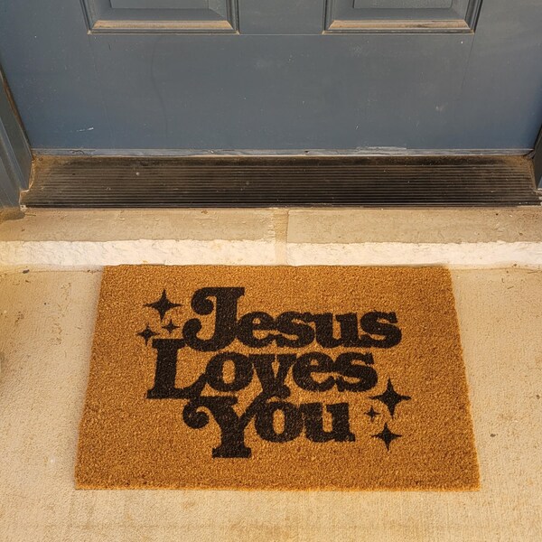 Christian Doormat Housewarming Gift Idea for Women Inspirational ...