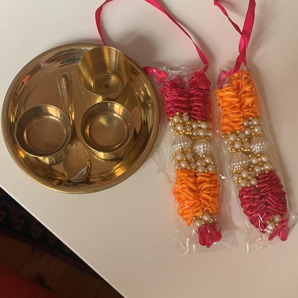 Garuda Pooja Bell Ghanti Golden Brass Metal Hindu Hand Held Puja Bell ...