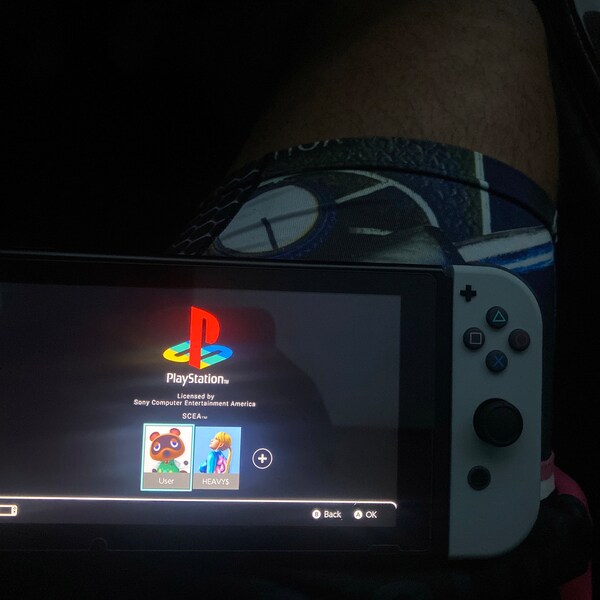 Custom Playstation PS1 Themed Nintendo Switch Joy-con Joycon ...