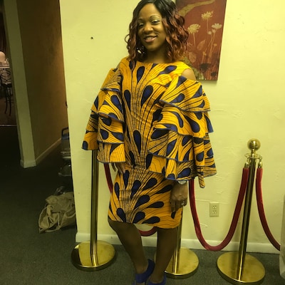 Adire Gown Styles, Adire Styles for Women, Adire Kaftan Styles, Adire ...