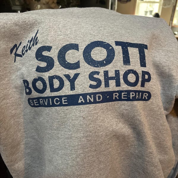 Keith Scott Body Shop Tv Show Pullover - One Tree Hill - Hoodie - Etsy