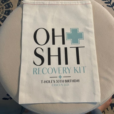 Oh Shit Recovery Kits Custom Hangover Kit Bags Oh Shit Kits for ...