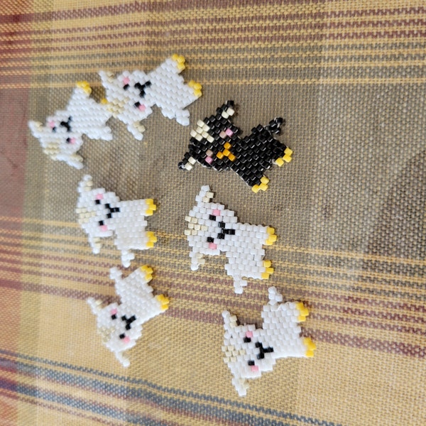 Goat Bead Pattern, Animal Brick Stitch Beading, PDF Digital Download ...