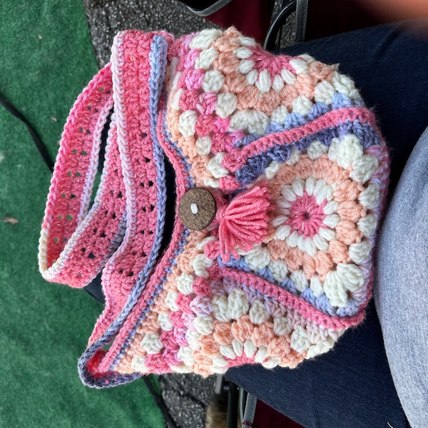 Crochet Bum Bag, Crochet Waist Bag, Crochet Fanny Pack, Crochet ...