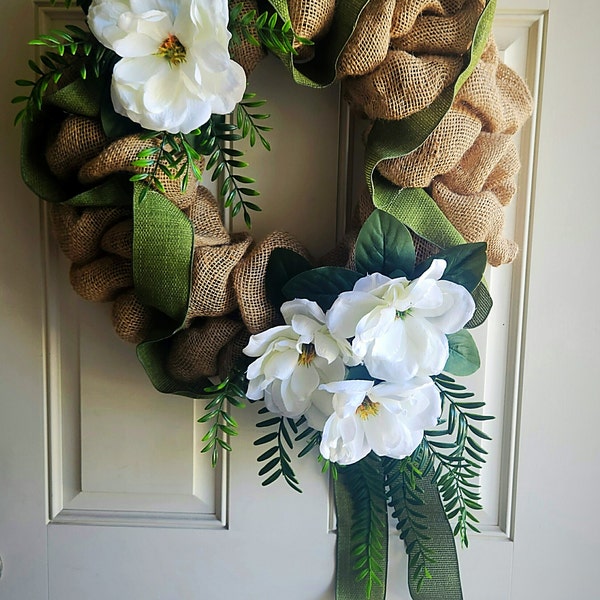 Large Burlap Wreath Notre Dame Wreath Notre Dame Fighting Irish Wreath ...