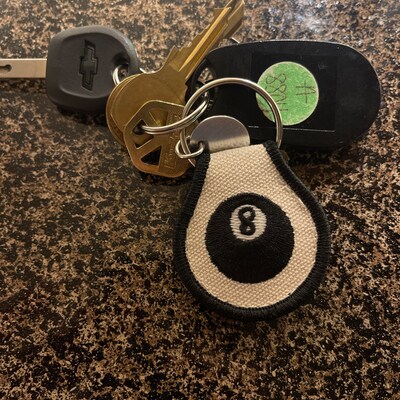Patch Keychain 8 Ball - Etsy