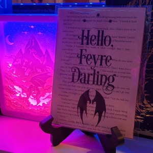 ACOTAR/ACOMAF/ACOWAR Feyre Back Tattoo Moon Phases Color Book - Etsy