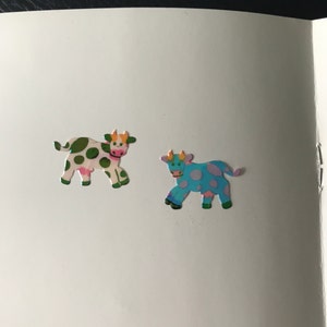 Vintage Sandylion Pearly Animals Maxi Sticker Sheet 80's | Etsy