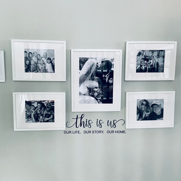 This is Us Our Life Our Story Our Home Vinyl Decals, Vinyl Decals, Home ...
