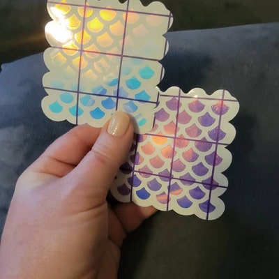 Mermaid Scales Holographic Vinyl Decal Stickers // Mermaid Decor ...
